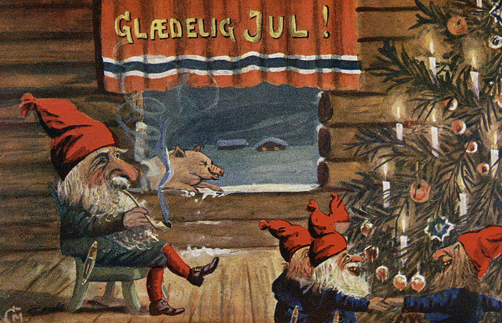 Julekort: 21 Wonderful Vintage Norwegian Christmas Postcards From the ...