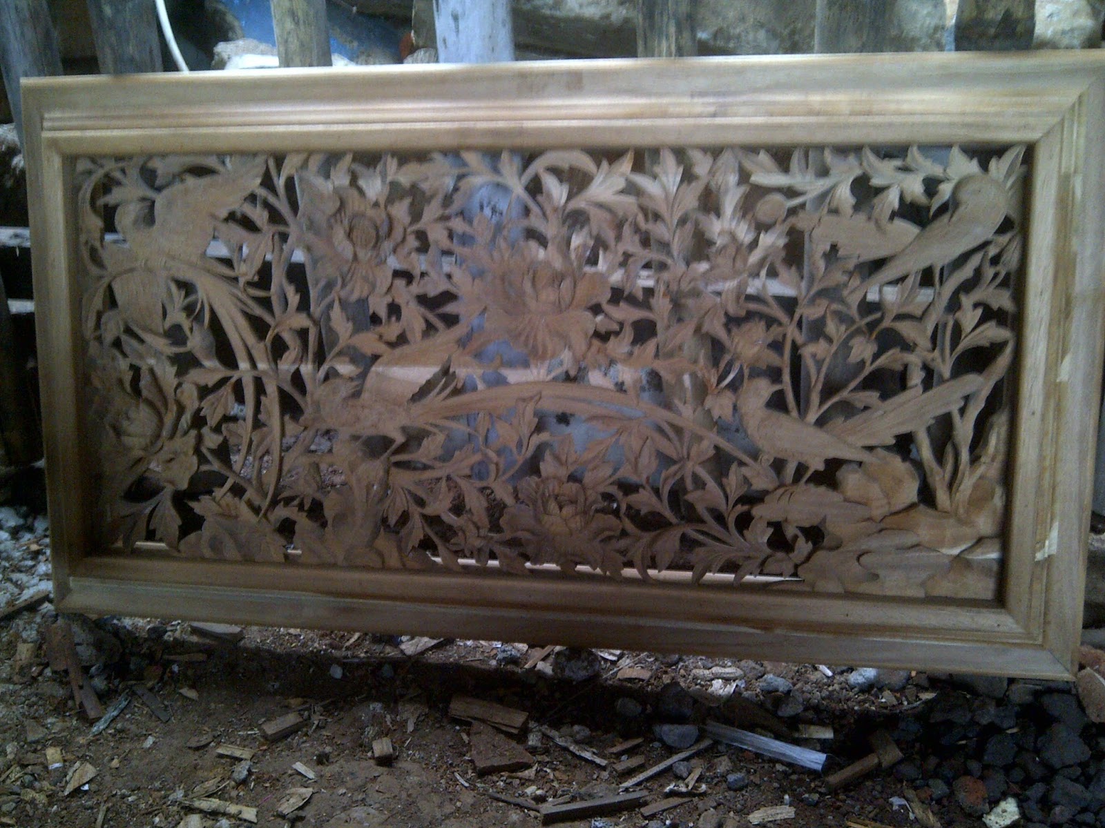 Ukiran Jepara Relief dan Kaligrafi 3 Dimensi: Ukian Cina