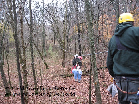 Ziplining in Ohio: Hocking Hills Canopy Tours
