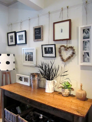 Brown Paper & String: Photo wall and a bit of zhooshing