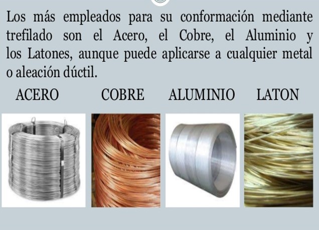 TECNOLOGÍA: TREFILADO,PROCESO DEL TREFILADO.