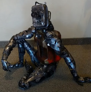 Sculptures by Nathan Robles: Robotic Figures