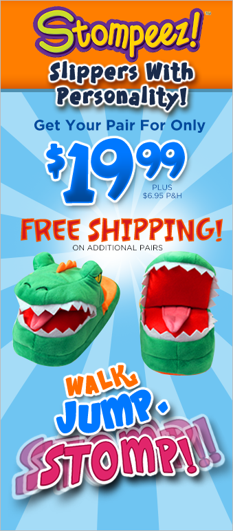 Susan's Disney Family: Kids will love Stompeez Slippers! Here is your ...