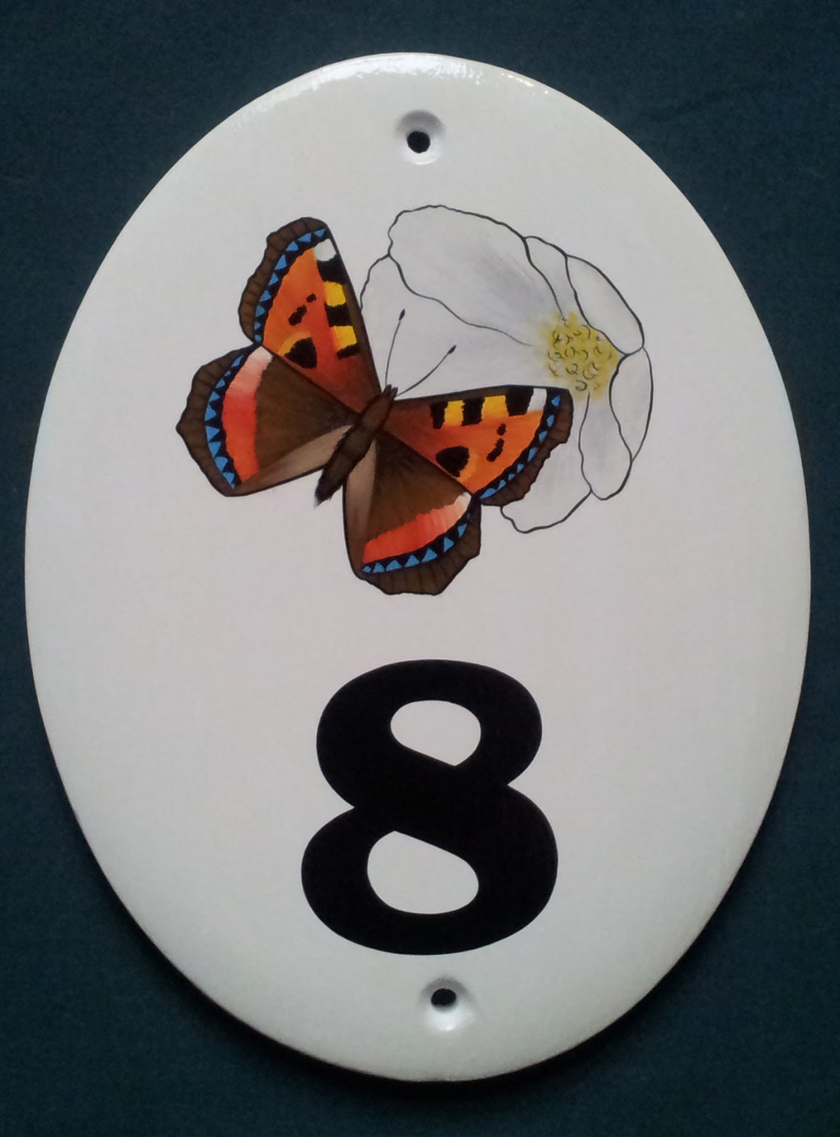 Hand Painted House Signs by Ceramic Art: House Signs with birds ...