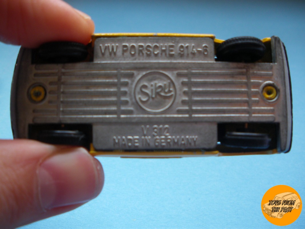 Toys from the Past: #54 SIKU - LAMBORGHINI 400GT ESPADA and VW PORSCHE 914-6 (Ref. V317 and V312 ...