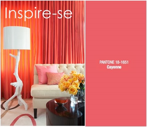 Inspire-se - Pantone Cayenne - ARCHLIFE | Heloise Travain