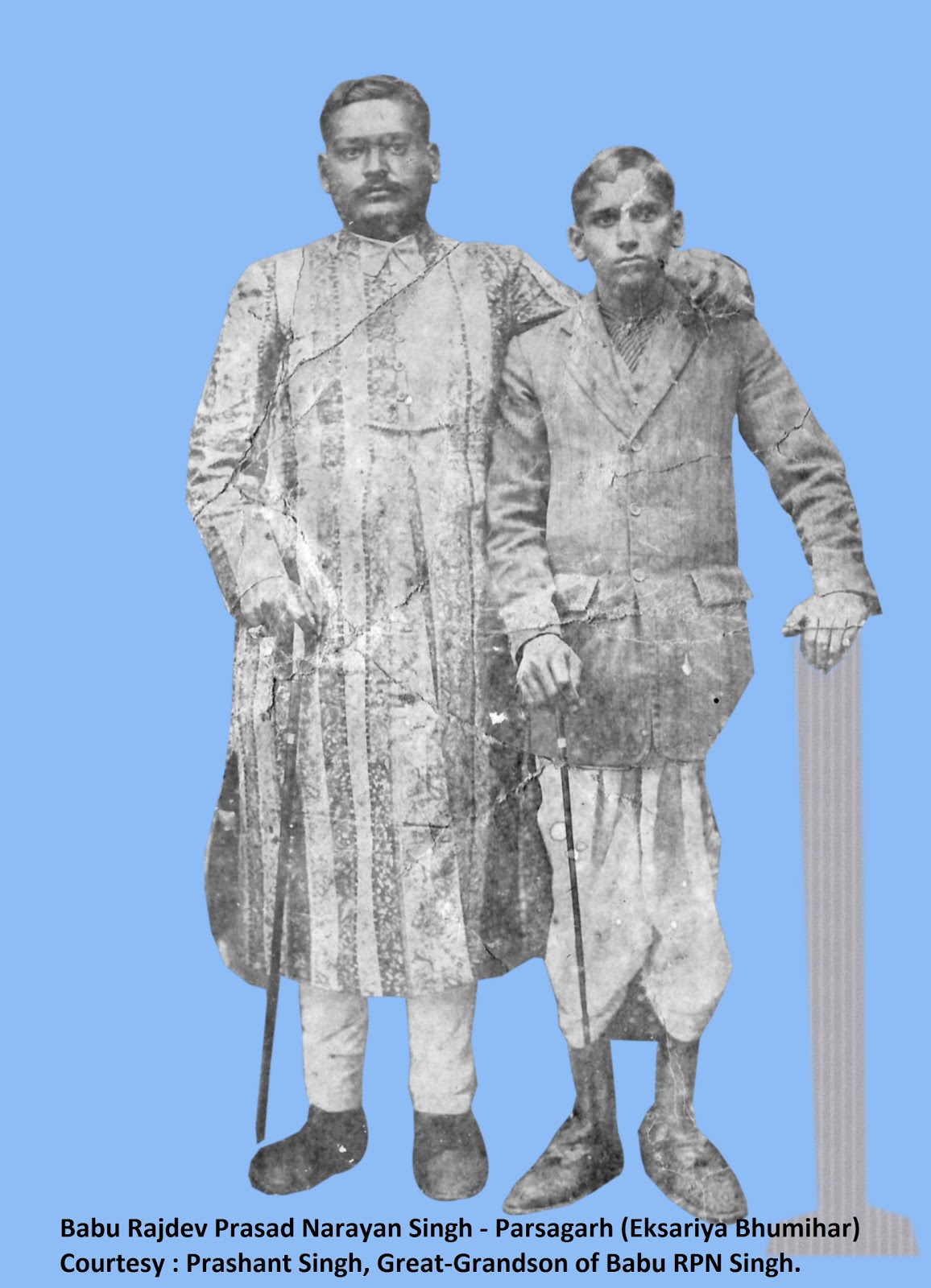 BhumiharZamindars: Parsagarh - Babu RajDev Prasad Narayan Singh and Sir ...