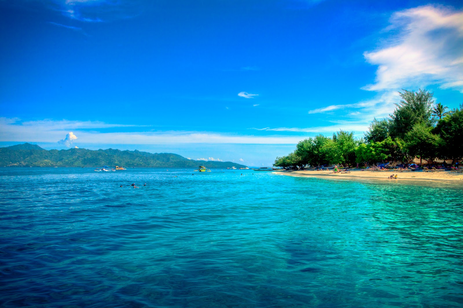Senggigi Teach Romantic Beach In West Lombok