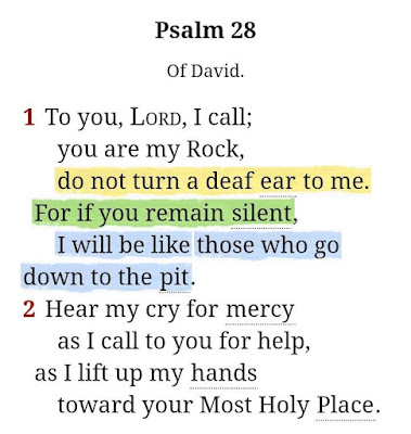 Tinubos: Desperately Seeking Our All in All (Psalm 28:1-2)