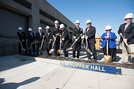 The Trident: USNA Breaks Ground on Hopper Hall