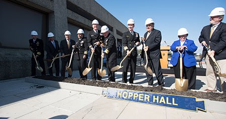The Trident: USNA Breaks Ground on Hopper Hall