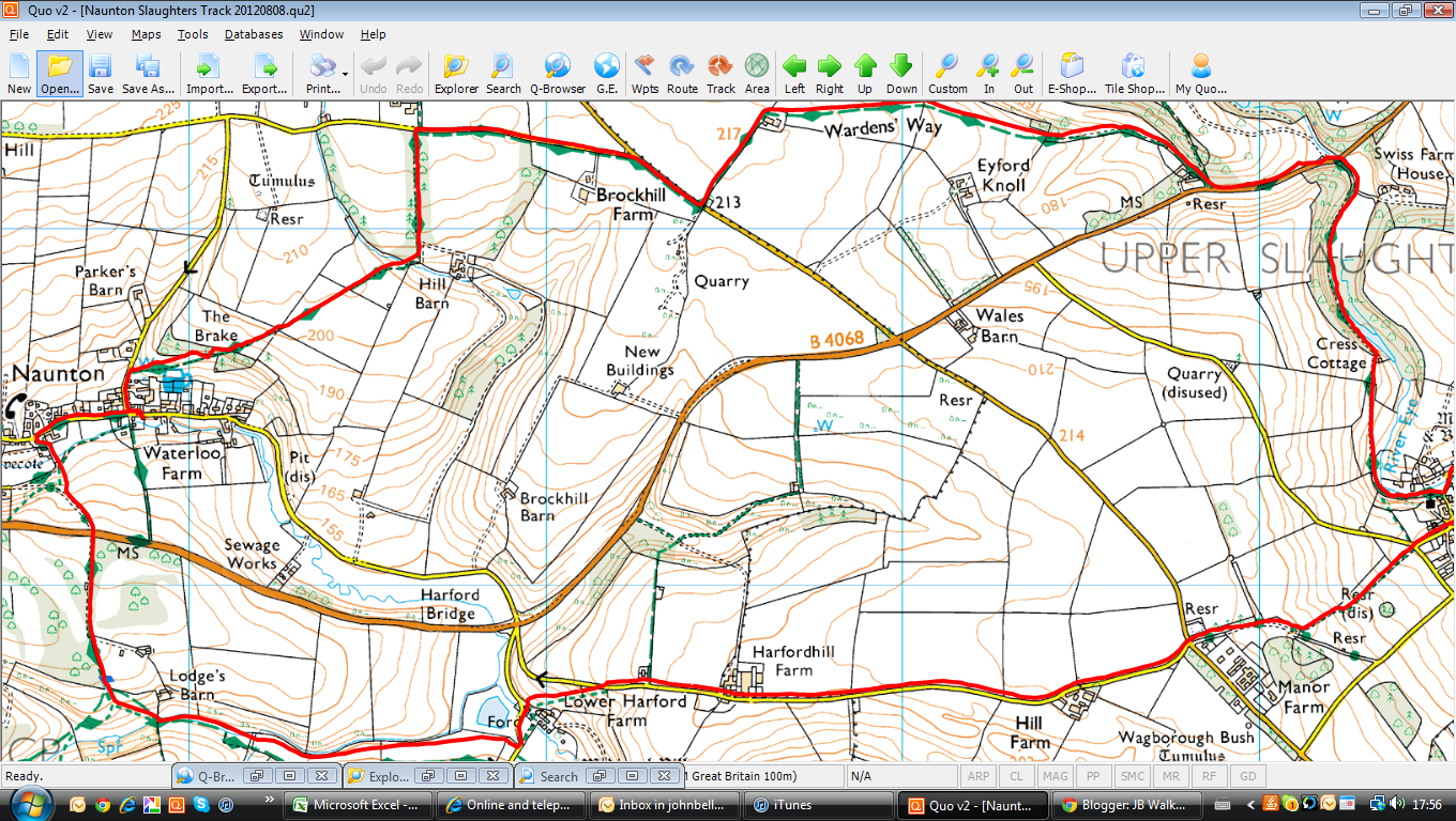 JB Walks: 8th August 2012 Naunton, Glos