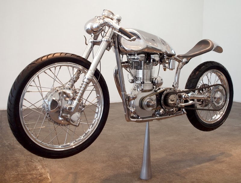 Falcon Motorcycles | The White Cafe Racer - way2speed