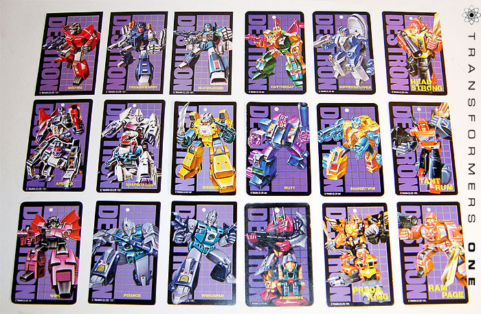 Transformers Square One: Collector's Cards