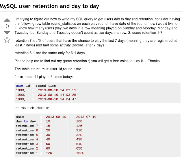 be útil: Retention Visualization