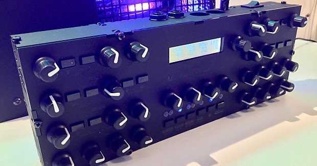 MATRIXSYNTH: Mutable Instruments Shruti XT Hybrid MONO/ANALOG (synthacon filter) 2012 Black