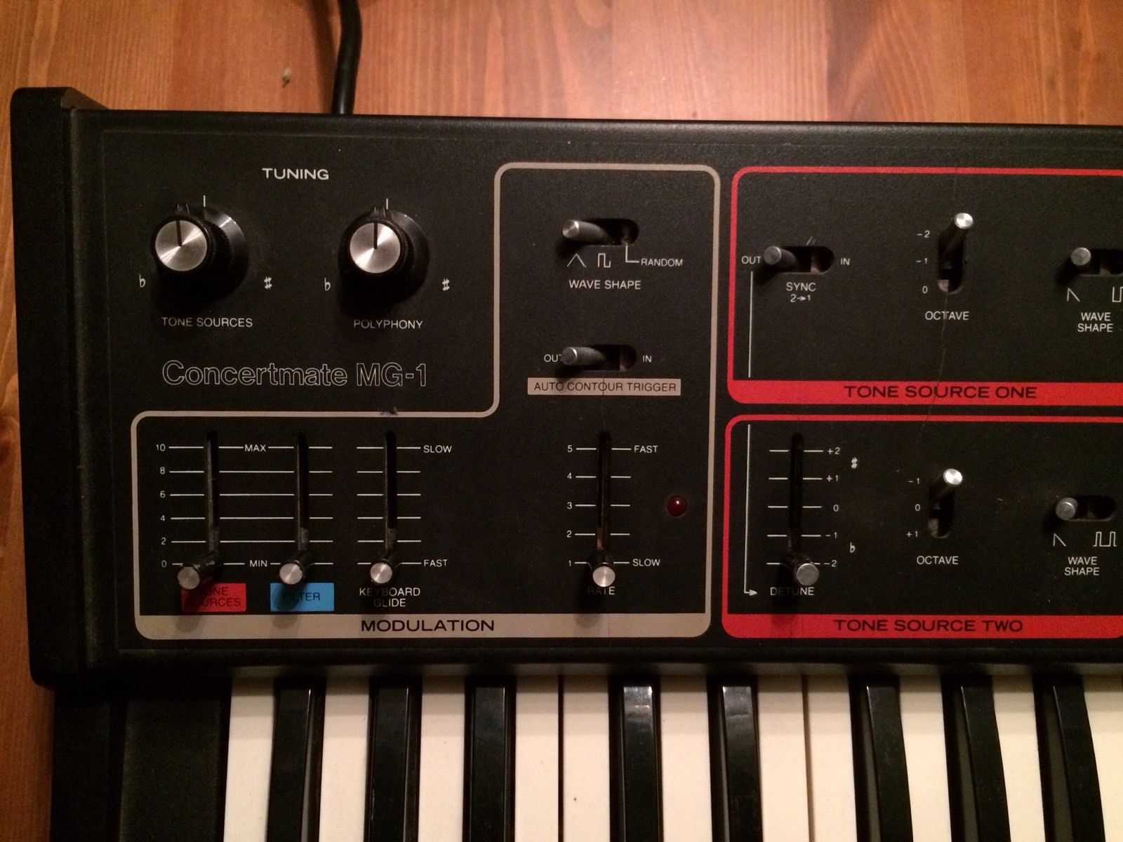 MATRIXSYNTH: Moog Realistic Mg-1 Synthesizer SN 5793