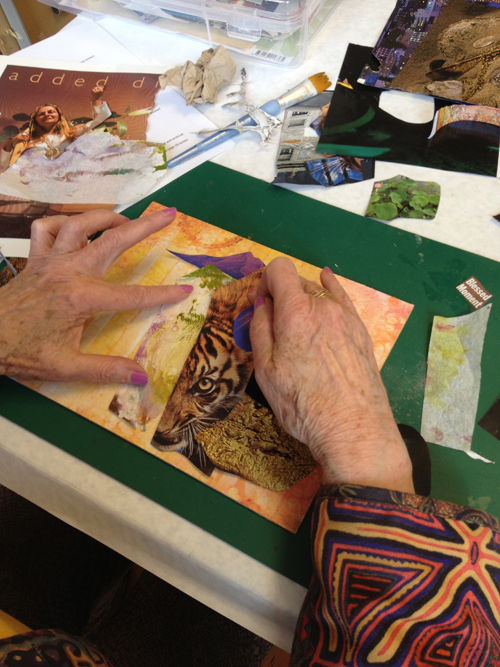 Bird's Eye View Studio: Teaching: Basic Collage Class.