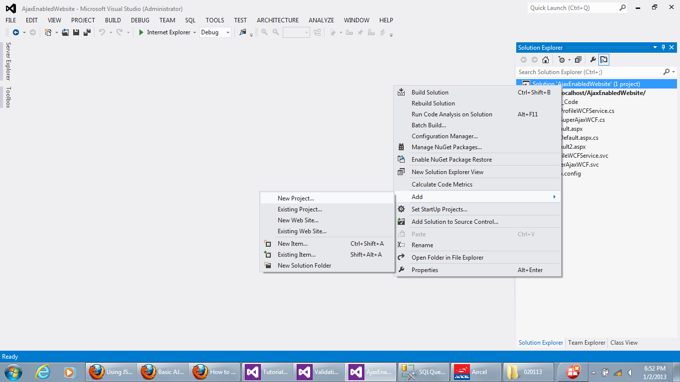 Wcf Tutorials Calling Cross Domain Wcf Service In Javascript Using Vb