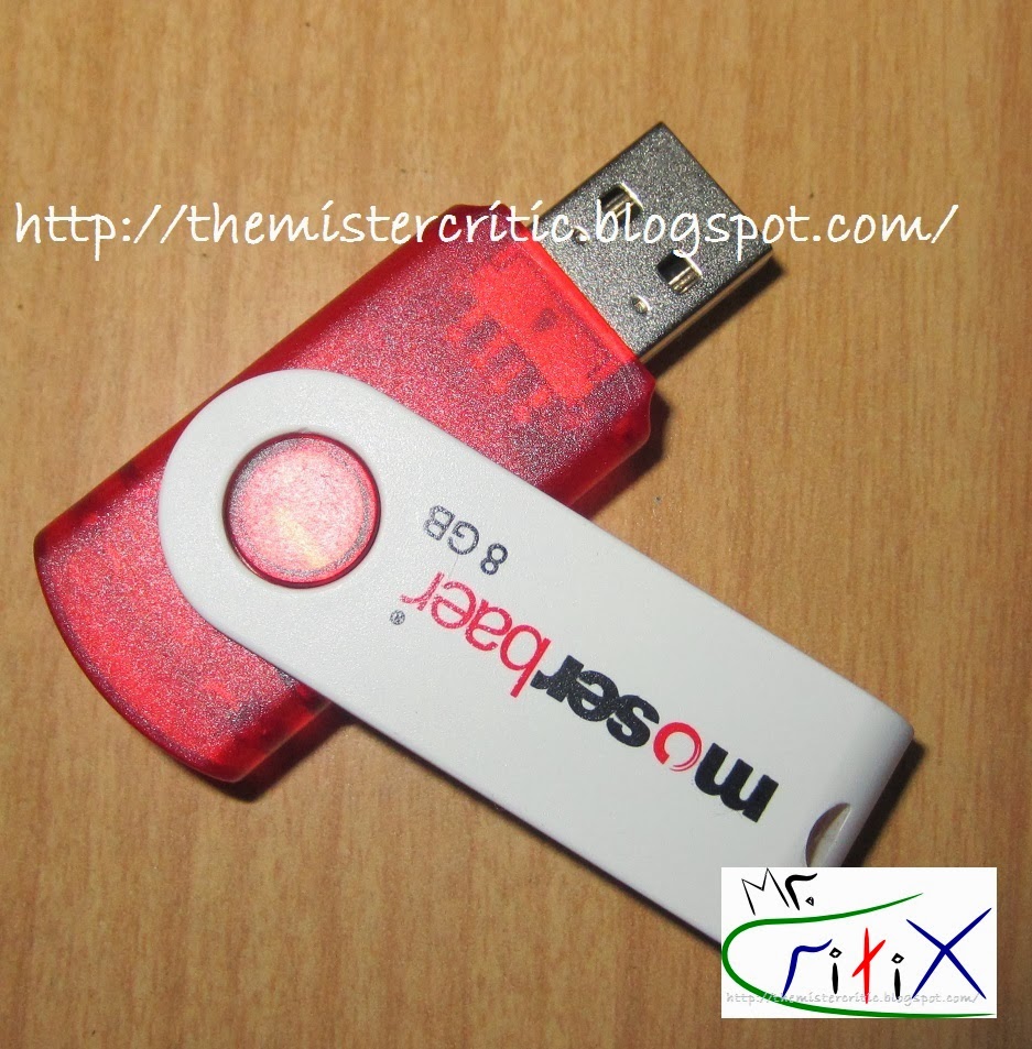 The Mister Critic: Critix' Blog: MoserBaer Swivel USB Flash Drive ...