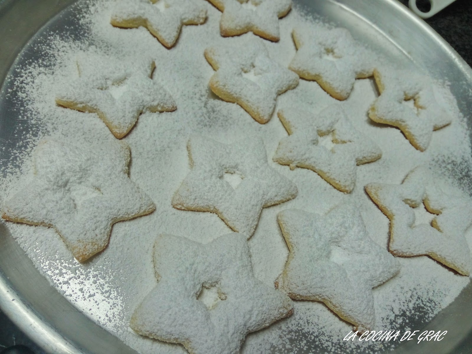 GALLETAS DE ESTRELLAS NAVIDEÑAS