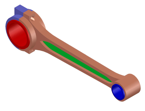 Machine Drawing: Connecting Rod - another one
