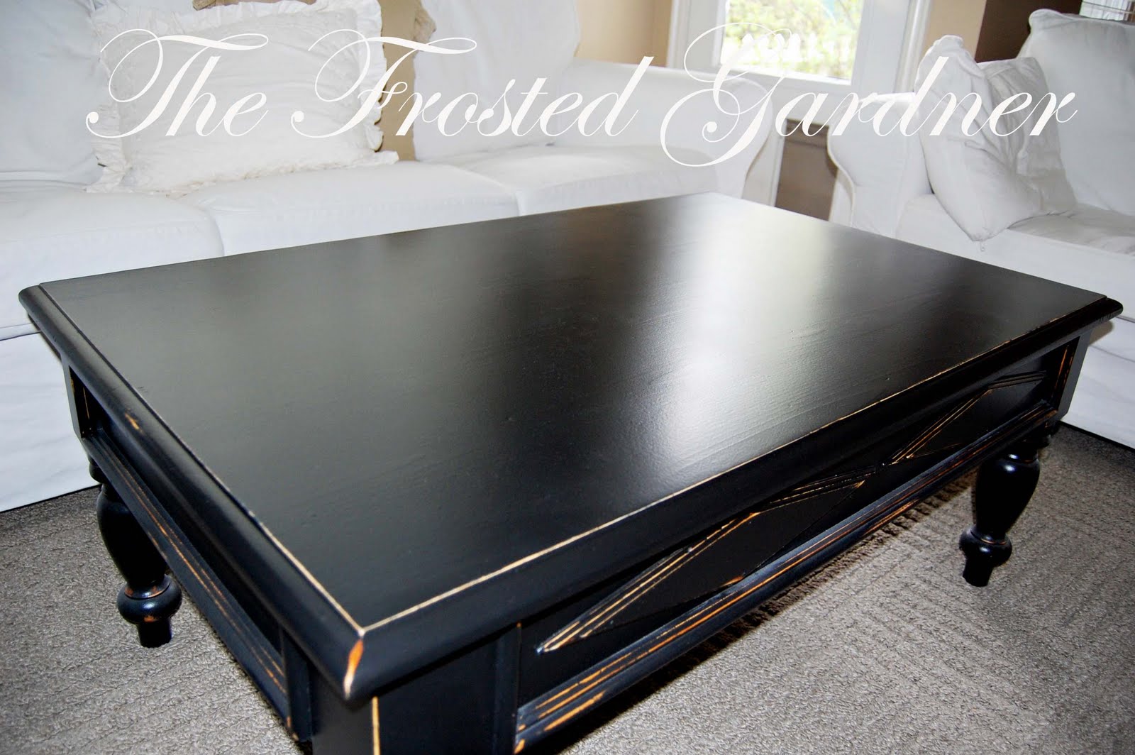 The Frosted Gardner: The Petersen Coffee Table - Custom Refinish Before ...