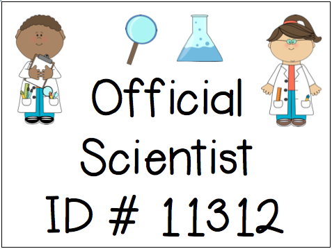 2 Happy Teachers: Official Scientist Badges