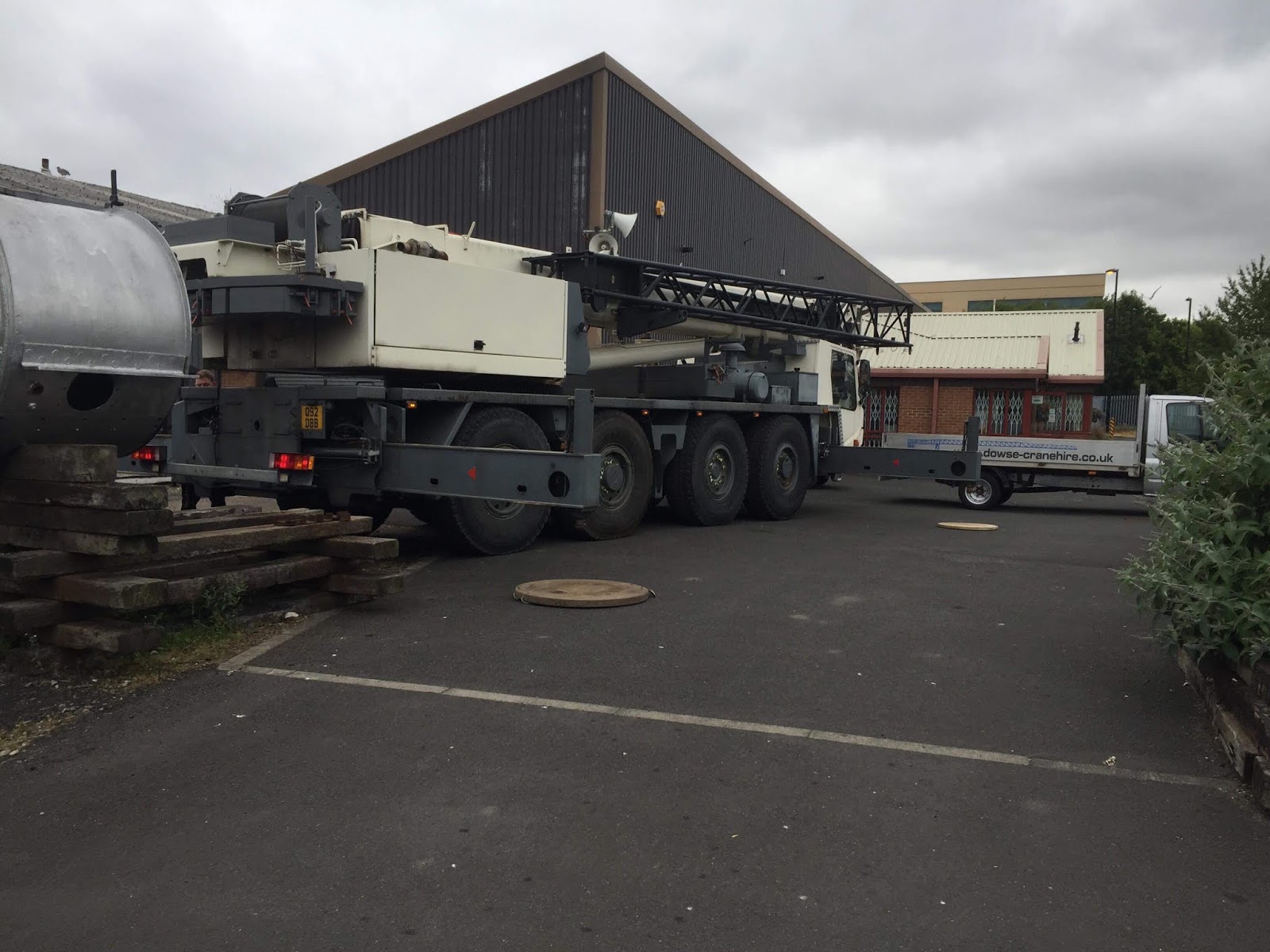 North Tyneside Steam Railway: 401 Boiler Lift