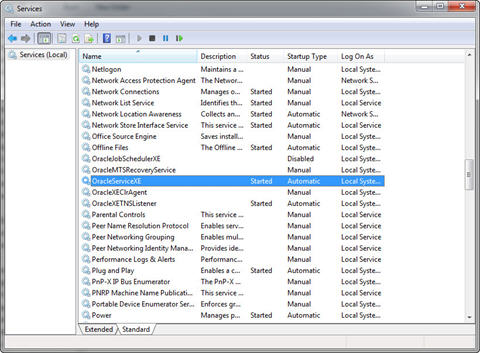 Oracle Database 11gXE System Management On Microsoft Windows - Learning ...