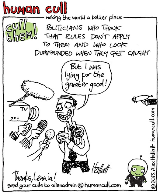 Chuck's Fun Page 2: People we might wish to cull from the herd - 18 images