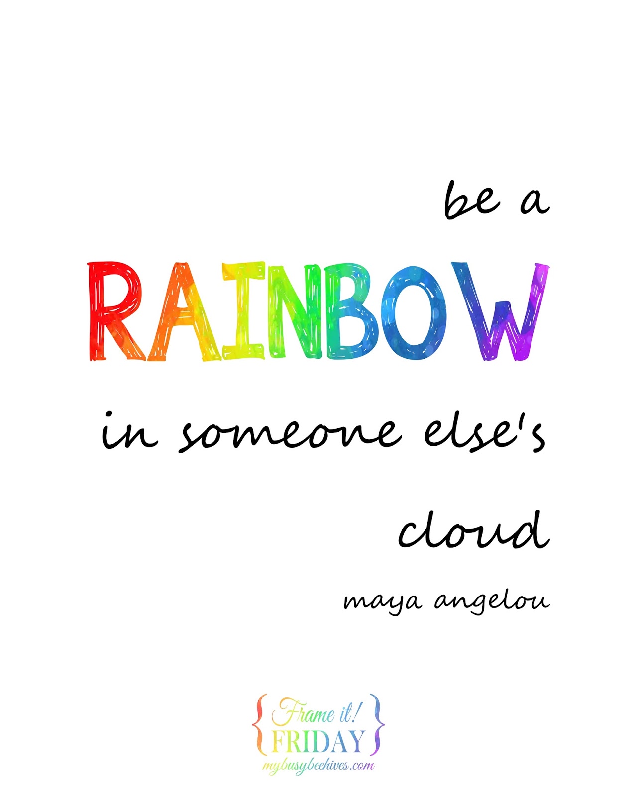 Maya angelou rainbow quote - holfresearch