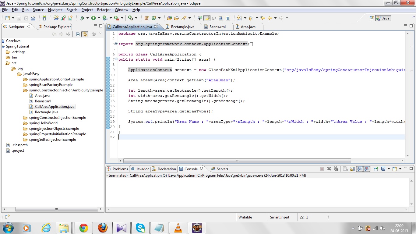 Shris Blog Spring Tutorial 08 Ambiguity In Constructor Injection In The Spring 0269