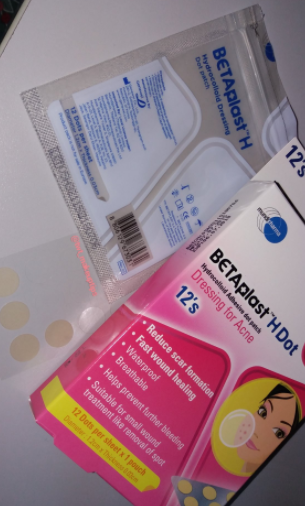 Twt_MakeupTips: Betaplast H - Hydrocolloid Dressing Dot Patch ...