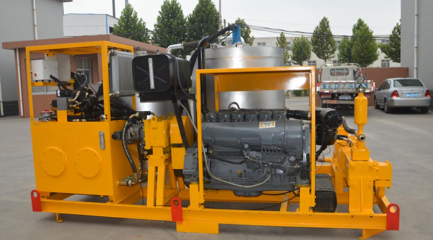 New compact grout plant for mining
