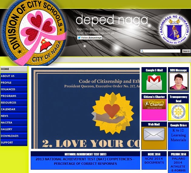 Deped, DIVISION OF NAGA CITY | DEPED WEBSITES