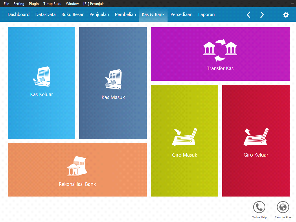Cara Menggunakan APlikasi Zahir Accounting Untuk Kas Masuk ~ Sharing