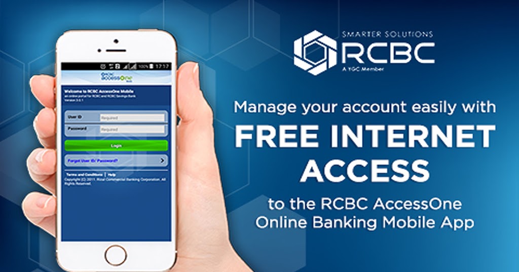 Free Internet Access to the RCBC AccessOne Online Banking App | Geeky Pinas