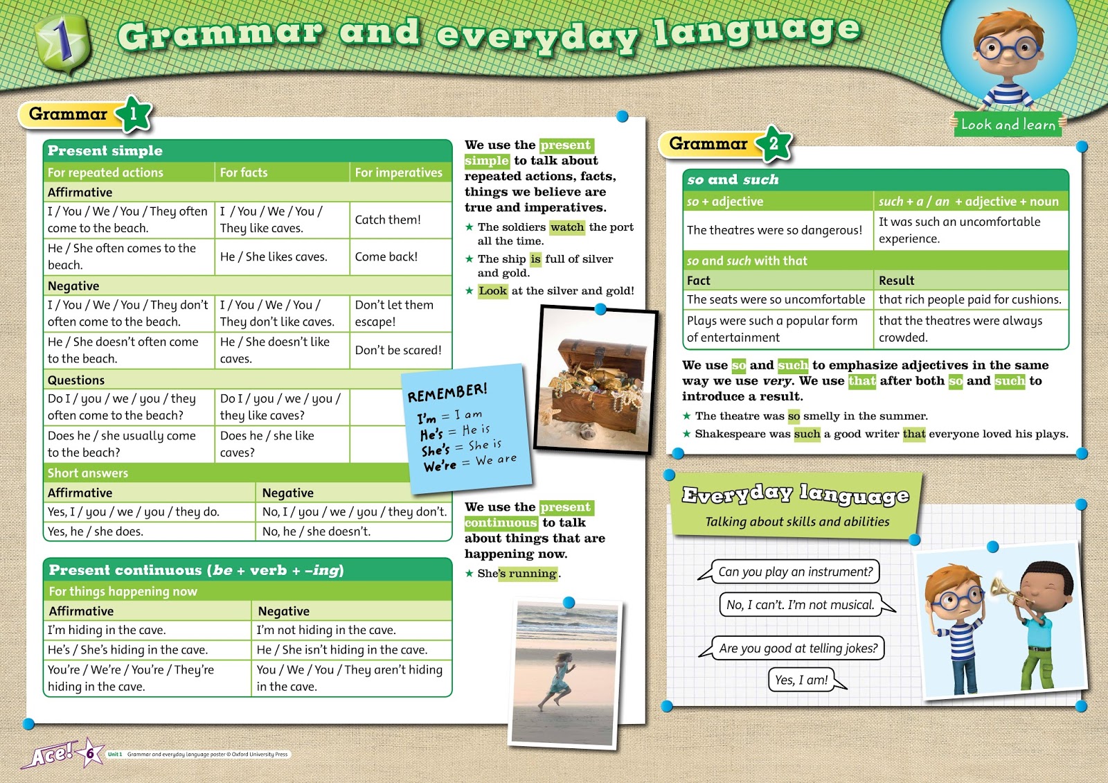 FRANC'S CORNER: 6th GRADE: UNIT 1 - GRAMMAR AND EVERYDAY LANGUAGE