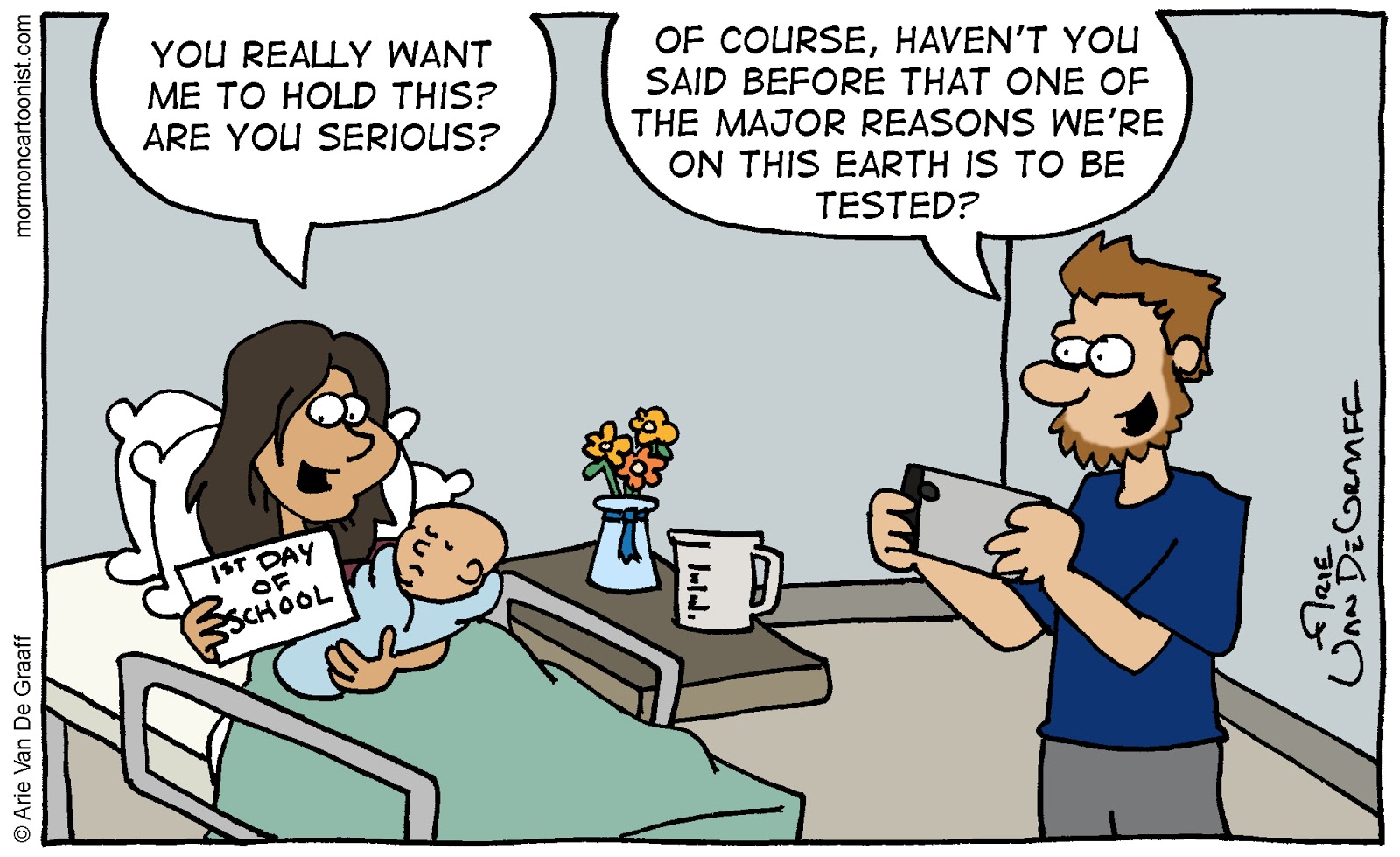 Ward Cartoonist: 1st Day of School