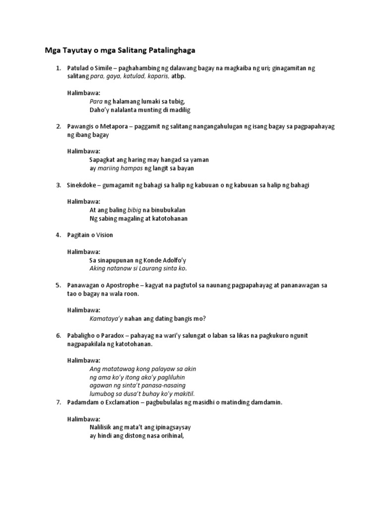 halimbawa ng personipikasyon - philippin news collections