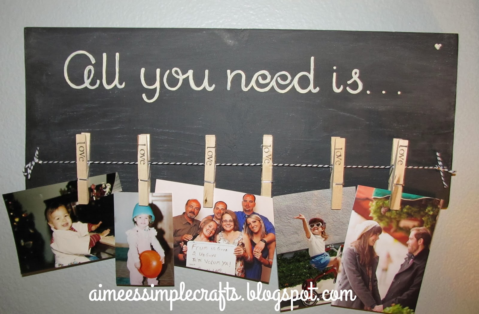 All You Need is Love... and Clothespins!
