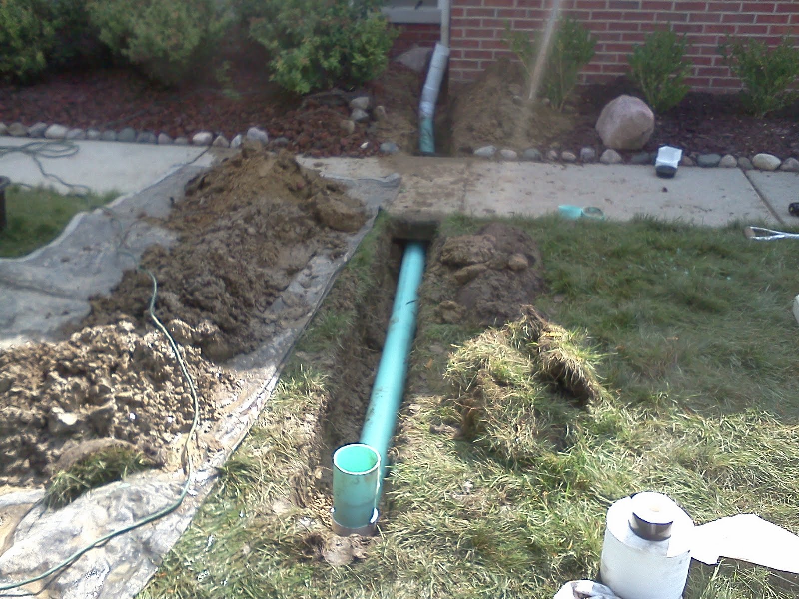 Landscape Labor Solutions Blog: Downspout Drainage Job Profile ...