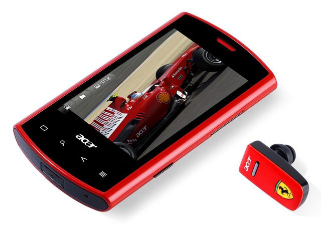 Latest Mobile Phones: The New Acer Liquid E Ferrari Mobile Phone