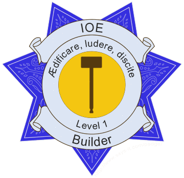 The Whimsical Journal of Professor Illuminati: Level 1 Builders Badge