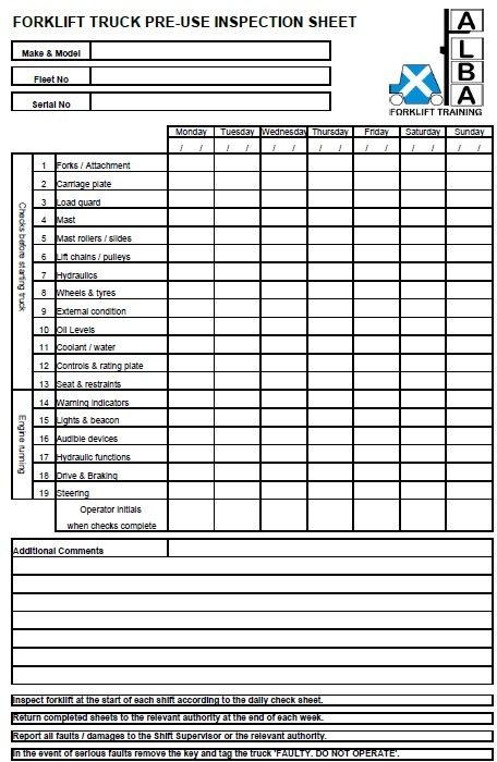 Forklift Training: Checking For Safety