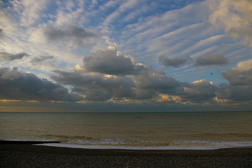 Les Petites-Dalles au fil des jours: La mer jaune (par L.T.)