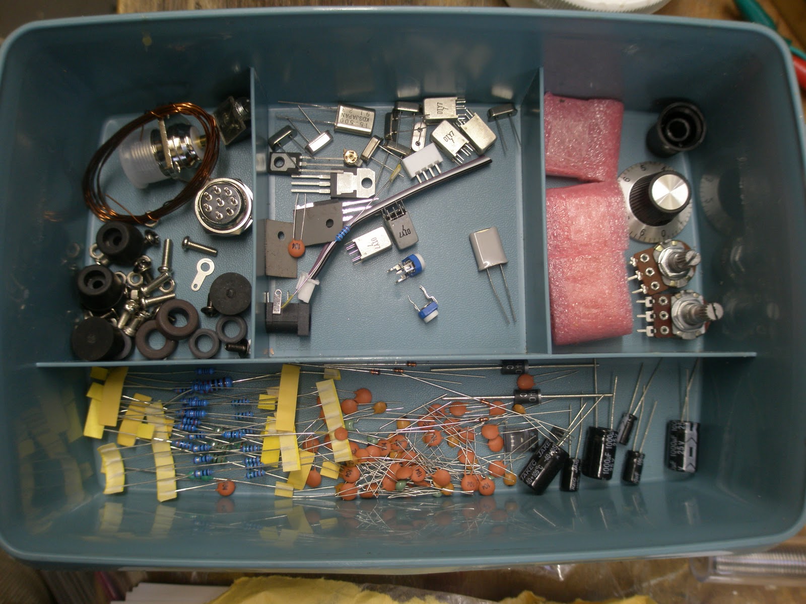 NJ2X: KN-Q7A Single Band SSB Transceiver Kit - Step 1: Power Supply Circuit