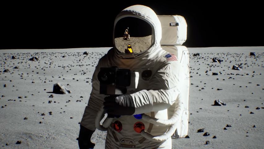 Lunar Landing | A chegada do homem à lua recriada pela Nvidia