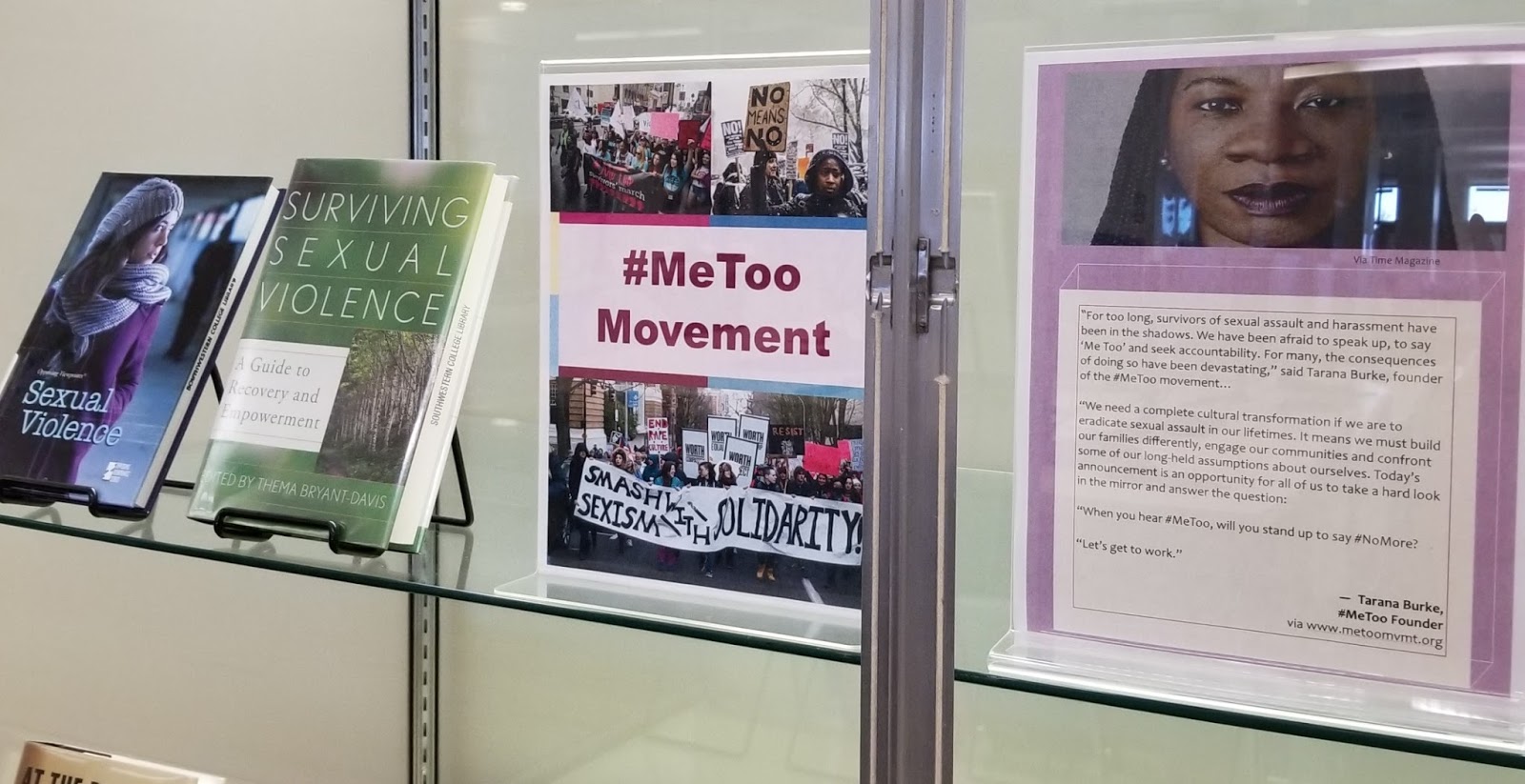 What's New @ SWC Library?: The #MeToo Movement at SWC Library